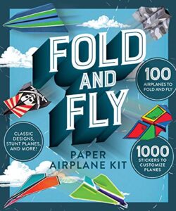 fold and fly paper airplane kit