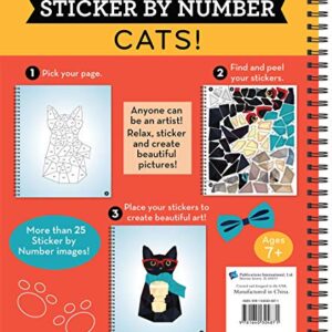 Brain Games - Sticker by Number: Cats! (28 Images to Sticker)