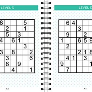 Brain Games - Large Print Sudoku Puzzles (Green)