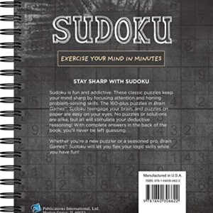 Brain Games - Sudoku (Chalkboard #1): Exercise Your Mind in Minutes (Volume 1)