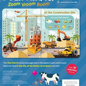 I Can Find It! Zoom Vroom Boom (Large Padded Board Book)