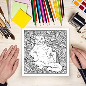 Cat Butt: An Off-Color Adult Coloring Book for Cat Lovers