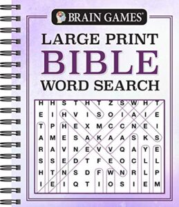 brain games - large print bible word search (brain games - bible)