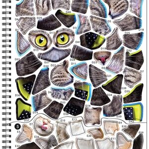 Brain Games - Sticker by Number: Cat-itude