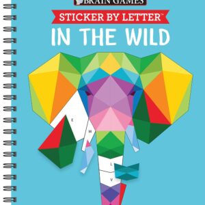 Brain Games - Sticker by Letter: In the Wild (Sticker Puzzles - Kids Activity Book)