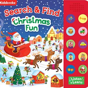 Search & Find: Christmas Fun Sound Book-With 10 Fun-to-Press Buttons, a Perfect Fun-Filled Way to Get Ready for Christmas!