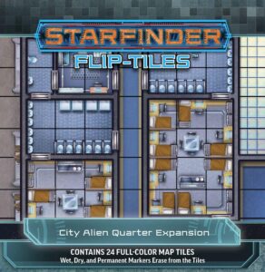 starfinder flip-tiles: city alien quarter expansion