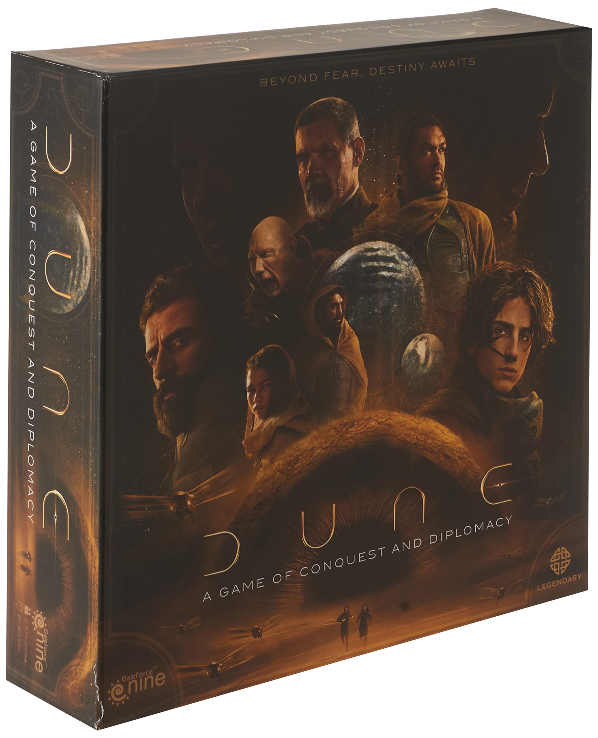 Gale Force Nine: Dune, A Game of Conquest and Diplomacy, Science Fiction Board Game, 30 to 60 Minute Play Time, 2 to 4 Players, for Ages 12 and up