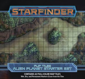 starfinder flip-tiles: alien planet starter set