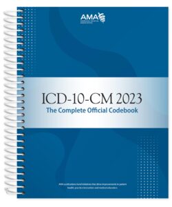 icd-10-cm 2023: the complete official codebook (icd-10-cm: the complete official codebook)