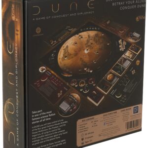 Gale Force Nine: Dune, A Game of Conquest and Diplomacy, Science Fiction Board Game, 30 to 60 Minute Play Time, 2 to 4 Players, for Ages 12 and up