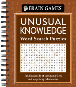 brain games - unusual knowledge word search puzzles