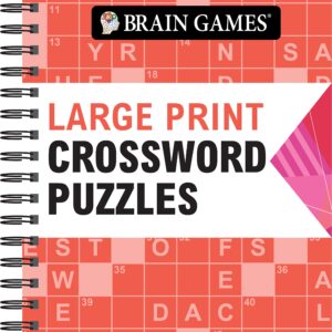 Brain Games - Large Print Crossword Puzzles (Arrow)