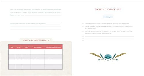 The First-Time Mom's Pregnancy Journal: Monthly Checklists, Activities, & Journal Prompts