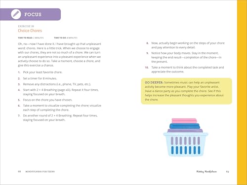 Mindfulness for Teens in 10 Minutes a Day: Exercises to Feel Calm, Stay Focused & Be Your Best Self