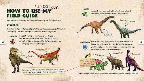 Dino Dana Dino Activity Guide: Experiments, Coloring, Fun Facts and More (Dinosaur kids books, Fossils and prehistoric creatures) (Ages 4-8)