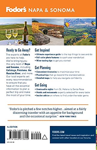 Fodor's Napa & Sonoma (Full-color Travel Guide)