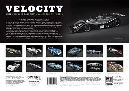 Velocity Calendar 2023: American Race Cars That Challenged the World