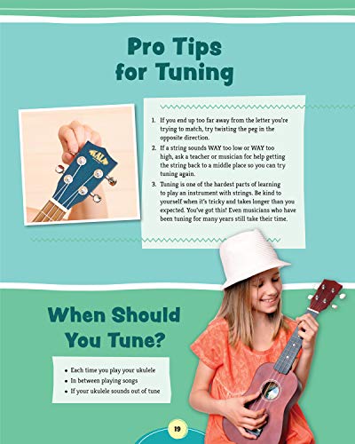 Kids' Guide to Learning the Ukulele: 24 Songs to Learn and Play (Happy Fox Books) Introduction to the Uke for Children, with Basic Instructions, Tuning, Chords, Games, Activities, Fun Facts, and More