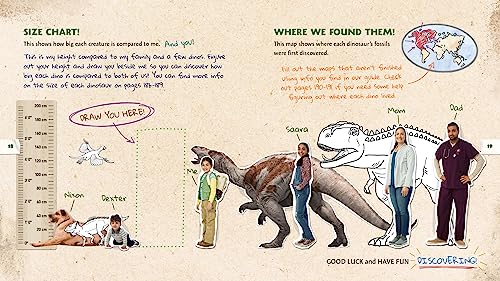 Dino Dana Dino Activity Guide: Experiments, Coloring, Fun Facts and More (Dinosaur kids books, Fossils and prehistoric creatures) (Ages 4-8)