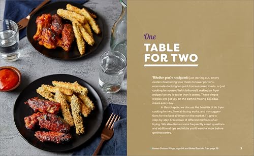 The Essential Air Fryer Cookbook for Two: Perfectly Portioned Recipes for Healthier Fried Favorites