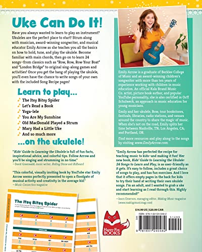 Kids' Guide to Learning the Ukulele: 24 Songs to Learn and Play (Happy Fox Books) Introduction to the Uke for Children, with Basic Instructions, Tuning, Chords, Games, Activities, Fun Facts, and More