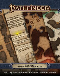 pathfinder flip-mat: deadly mines multi-pack