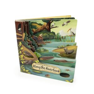 Discovering the World of Nature Along the Riverbank (Happy Fox Books) Board Book for Kids Ages 3-6 to Learn About Animals Living In, Near, or Under Water, plus Fun and Educational Facts (Peek Inside)