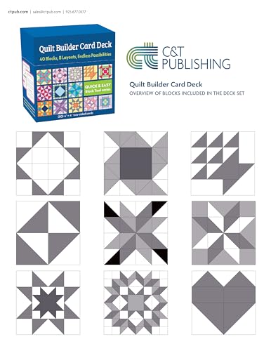 Quilt Builder Card Deck: 40 Block, 6 Layouts, Endless Possibilities