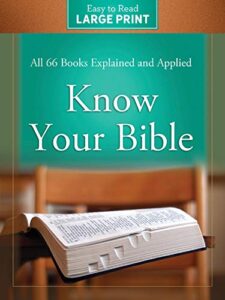 know your bible large print edition