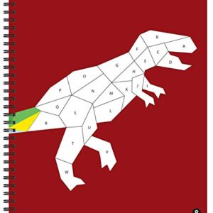 Brain Games - Sticker by Letter: Dinosaurs (Sticker Puzzles - Kids Activity Book)