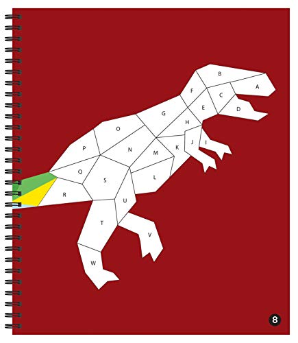 Brain Games - Sticker by Letter: Dinosaurs (Sticker Puzzles - Kids Activity Book)