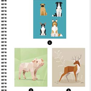 Brain Games - Sticker by Number: Amazing Animals