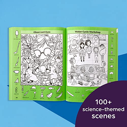 Awesome Science Puzzles: Find and Seek 100+ Science Hidden Picture Puzzles for Kids 6+, Highlights Puzzle Book for Kids (Highlights Hidden Pictures)