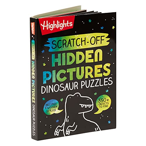 Scratch-Off Hidden Pictures Dinosaur Puzzles (Highlights Scratch-Off Activity Books)