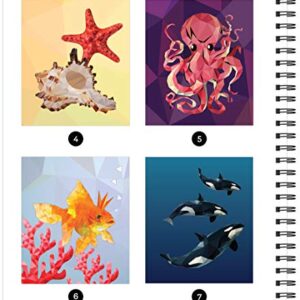 Brain Games - Sticker by Number: Ocean Treasures