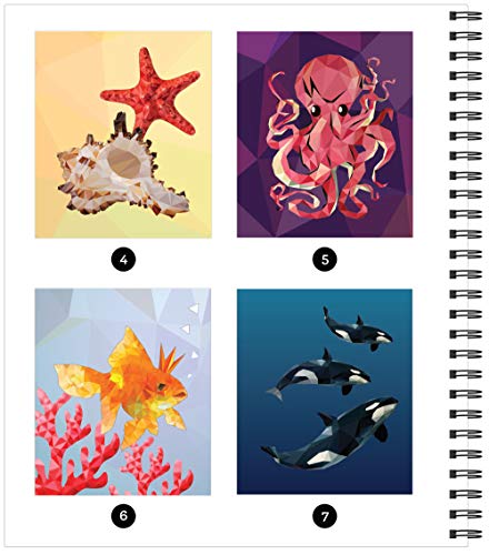 Brain Games - Sticker by Number: Ocean Treasures