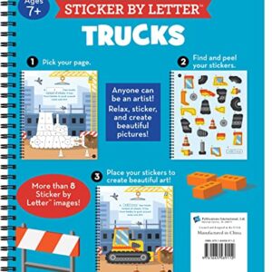 Brain Games - Sticker by Letter: Trucks