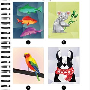 Brain Games - Sticker by Number: Animals - 2 Books in 1 (42 Images to Sticker)