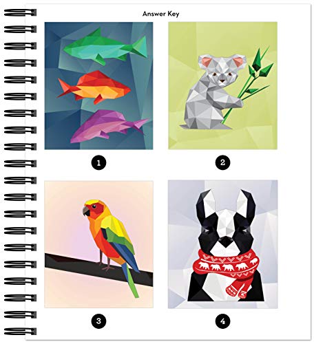 Brain Games - Sticker by Number: Animals - 2 Books in 1 (42 Images to Sticker)