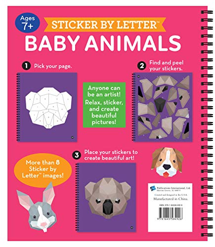 Brain Games - Sticker by Letter: Baby Animals