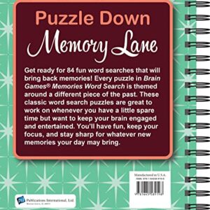 Brain Games - Memories Word Search