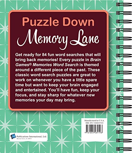 Brain Games - Memories Word Search