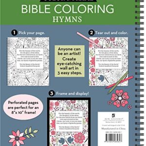 Color & Frame - Bible Coloring: Hymns (Adult Coloring Book)