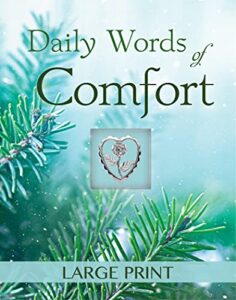 daily words of comfort - large print (deluxe daily prayer books)