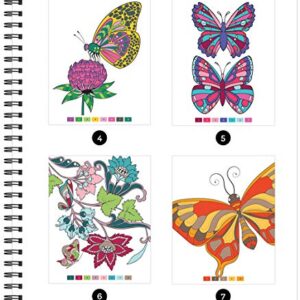 Brain Games - Color by Number: Butterflies