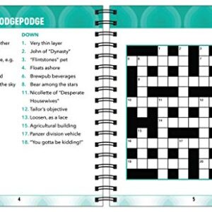 Brain Games - Large Print Crosswords (Swirls)