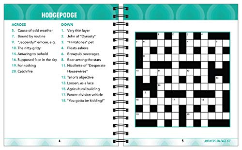 Brain Games - Large Print Crosswords (Swirls)