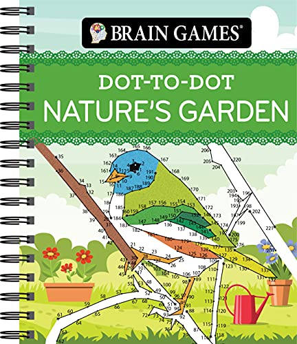 Brain Games - Dot-to-Dot Nature's Garden