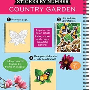 Brain Games - Sticker by Number: Country Garden